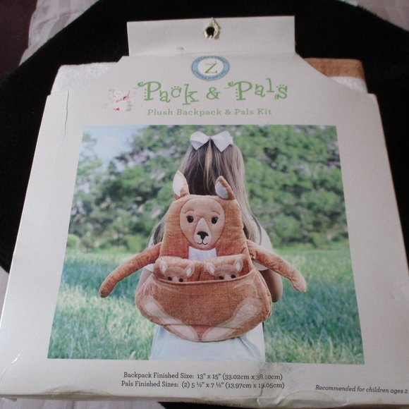 Fabric Editions | Other | Whimzee Pack Pals Plush Backpack Pals Kit ...